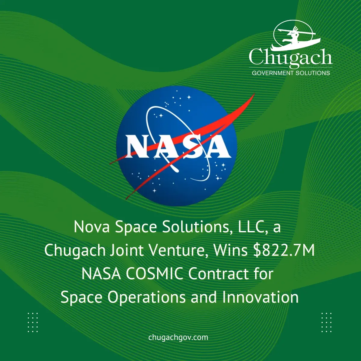 Nova Space Solutions Secures $822.7M NASA COSMIC Contract | Chugach ...